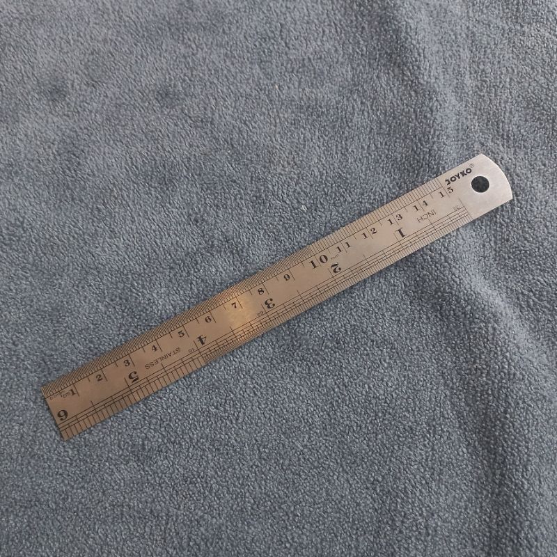 Jual Penggaris Besi Stainless Ruler Joyko 15 cm - 30 cm | Shopee Indonesia