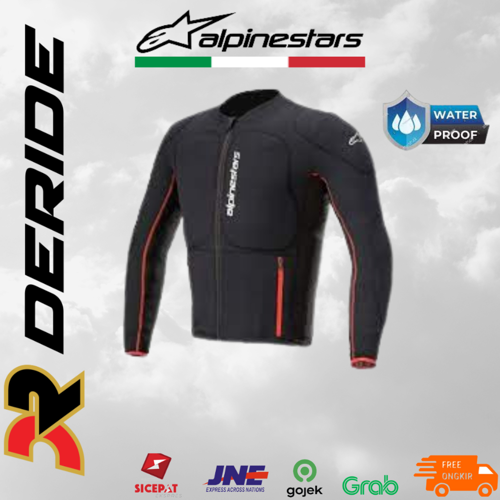 Jual Base Mesh Jacket Alpinestars Black Inner Protector Jaket Motor ...