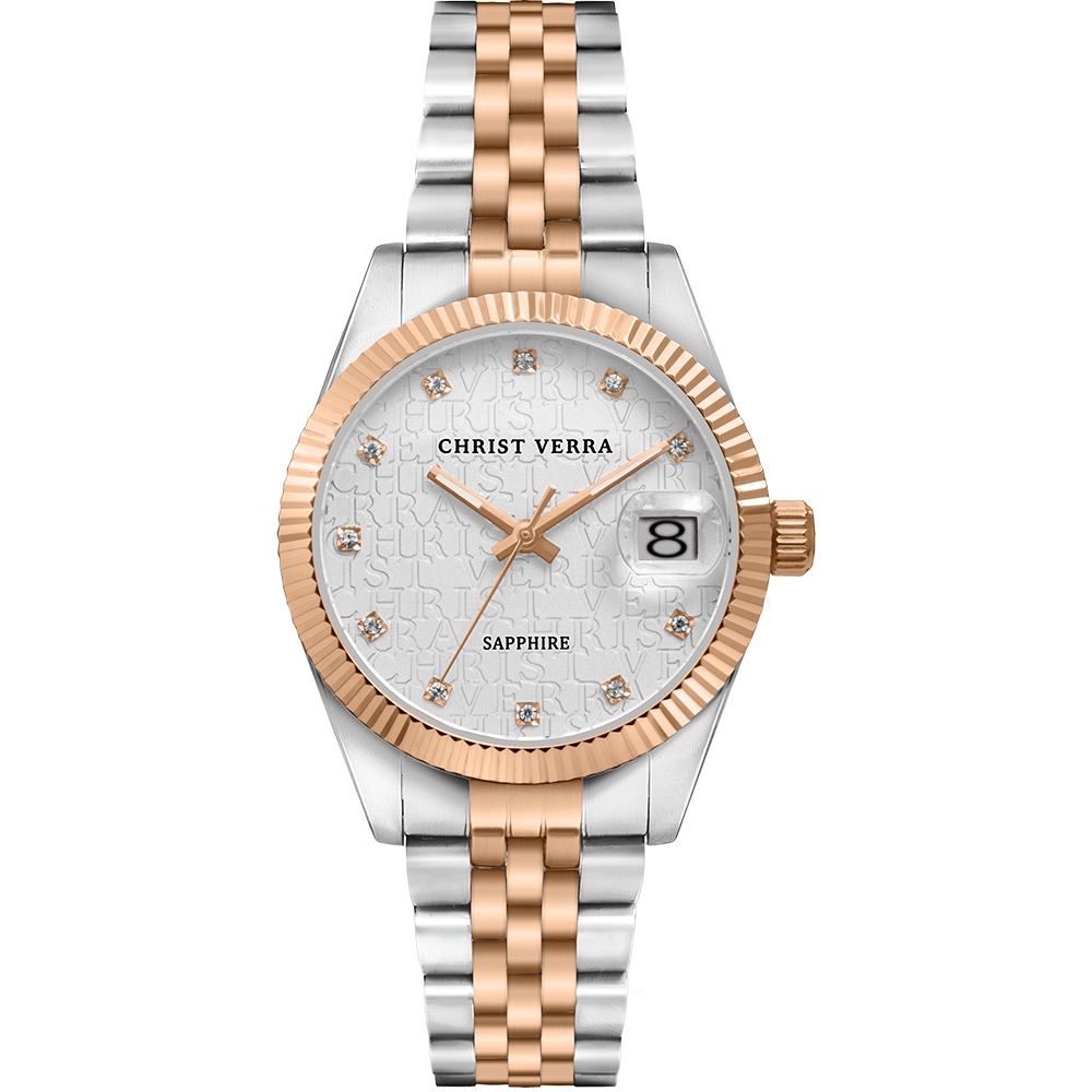 Jual Christ Verra Casual Women's Watches CV 10742L-14 WHT | Shopee ...