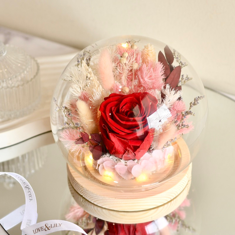 Jual [READY] ROSIE DOME - Buket Bunga Mawar Valentine Flower Gift Ready ...