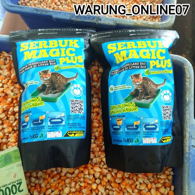 Jual Magic Plus 500 gram - Seperti Care Box Serbuk Tabur Ajaib Penghilang Bau Kotoran Pasir ...