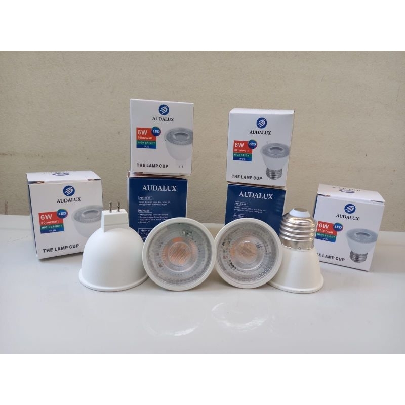 Jual LAMPU SPOT AUDALUX MR16/E27 LED 6 WATT | Shopee Indonesia