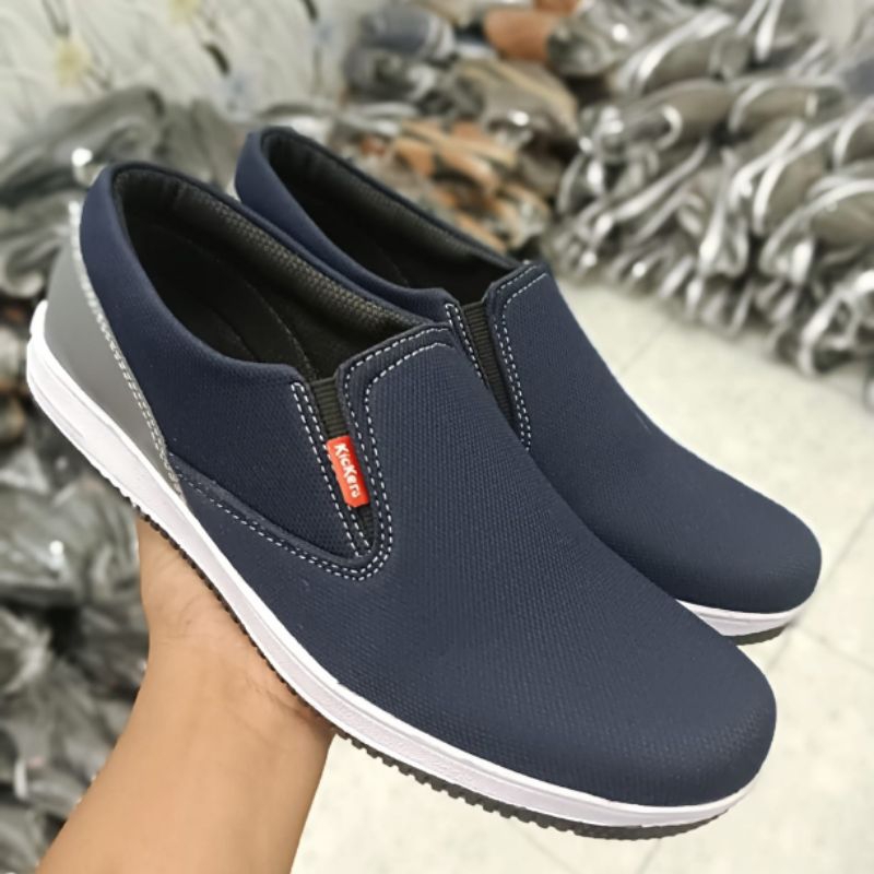 Jual Sepatu Pria Kasual Sepatu Slip On Pria Sepatu Santai Kerja Kantor ...
