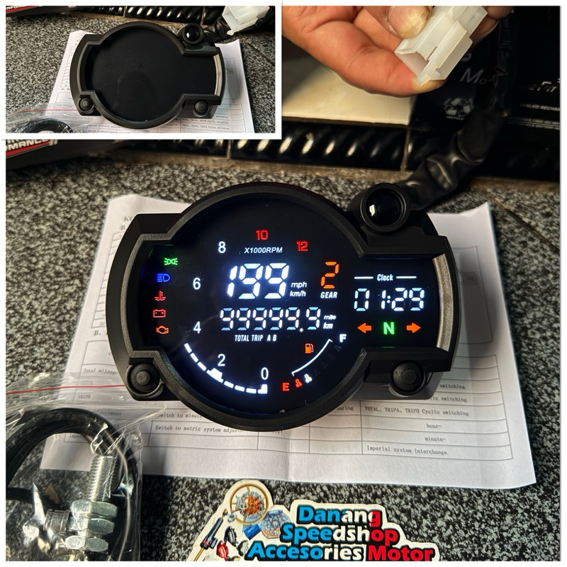 Jual Speedo Meter Digital RX2N Merk Ride It Model Terbaru Universal ...