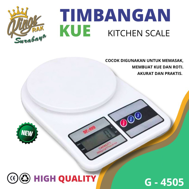 Jual Timbangan Kue Digital Timbangan Dapur Kitchen Scale 5KG SF 400 ...