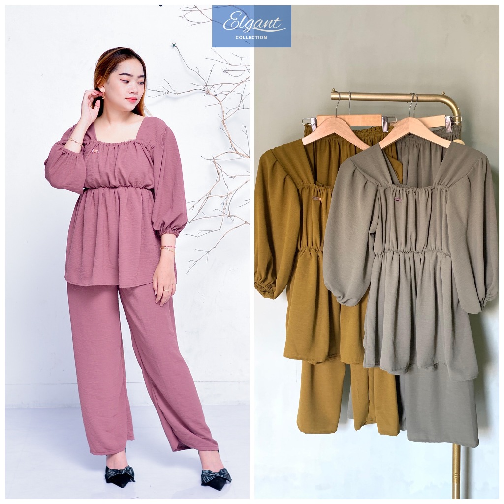 Jual Setcel Crinkle Airflow / One Set Alika Crincle Premium / Setcel Crinkle Airflow | Shopee ...