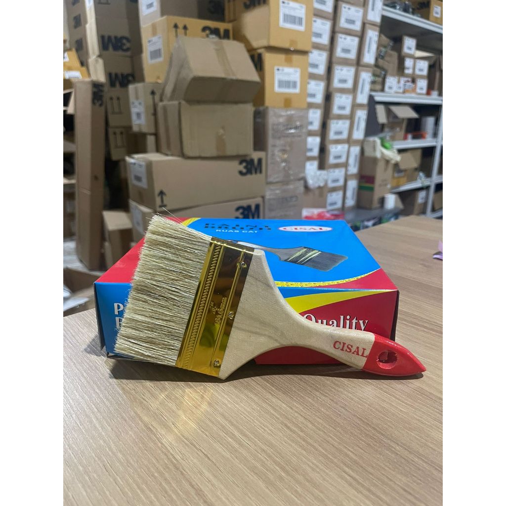 Jual Cisal Kuas cat 5 inch / kuas cat tembok / kuas cat tangan / kuas ...