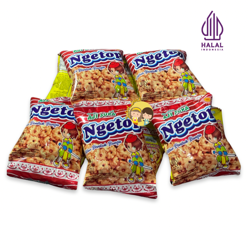Jual NGETOP Ajisuka 10 X 8 Gr Pilus I Bentuk Bunga Rasa Asin Gurih I ...