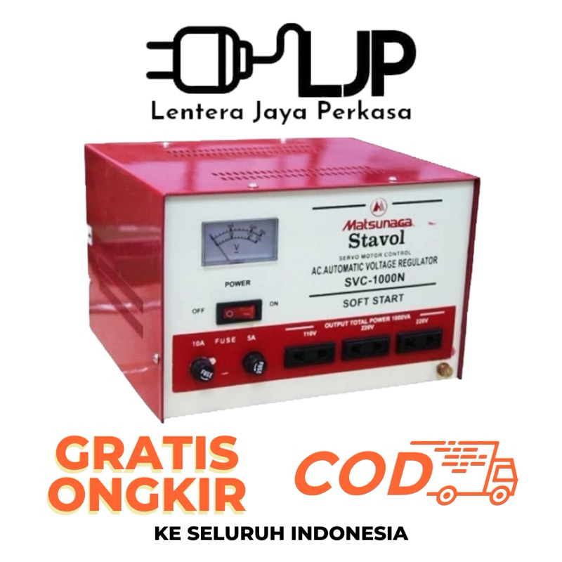 Jual STAVOL STABILIZER MATSUNAGA 1000Watt | Shopee Indonesia