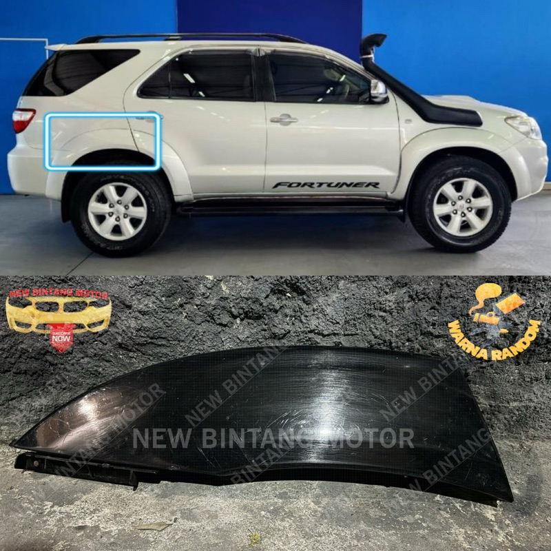 Jual Over fender toyota fortuner belakang kanan 2005 2010 original ...