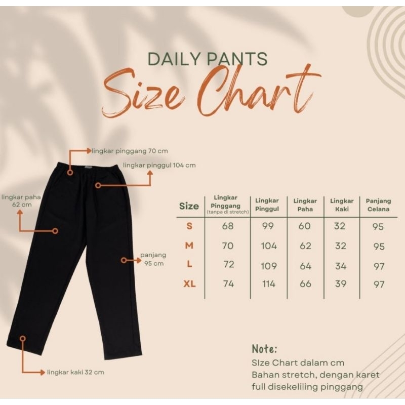 Jual DAILY PANTS LIGHTS CLO (S DAN XL) | Shopee Indonesia