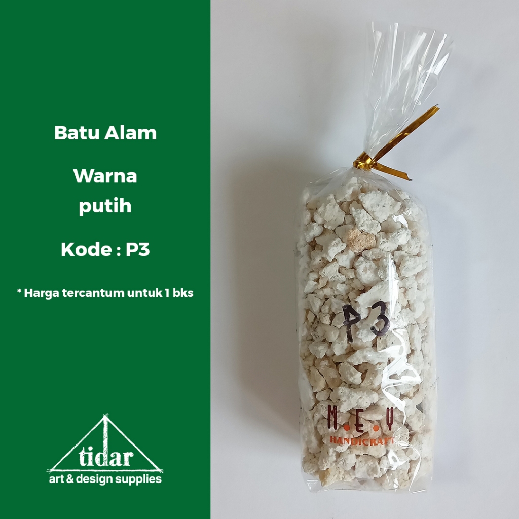 Jual Pasir - Kerikil - Batu Warna Natural / Krem / Abu untuk Art Craft ...
