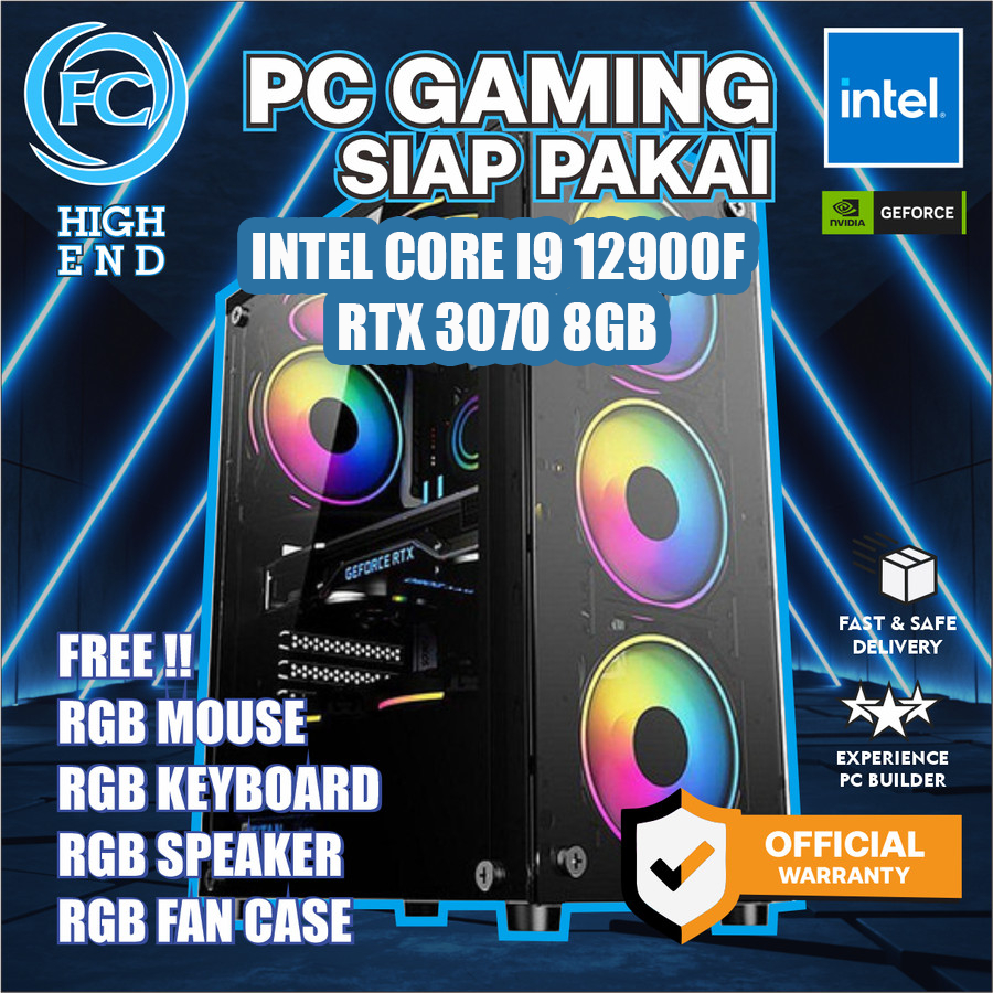 Jual PC Gaming i9 | I9-12900f | 16Gb | RTX 3070 8Gb Nvidia | Shopee ...