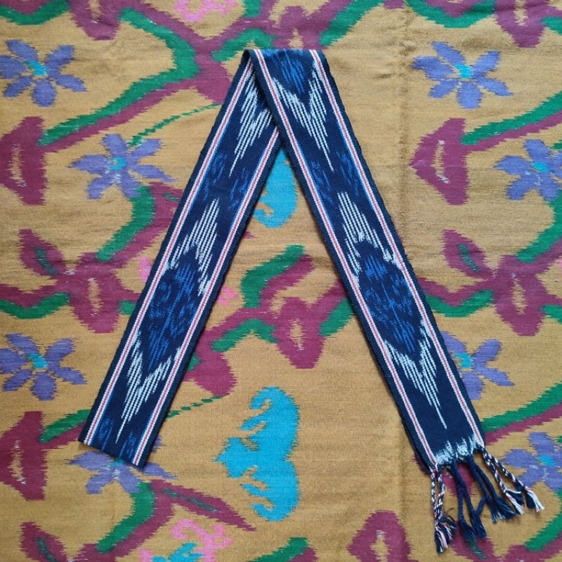 Jual Ikat kepala Etnik Dayak Kalimantan, Kain Tenun Etnik, Syal Tenun ...