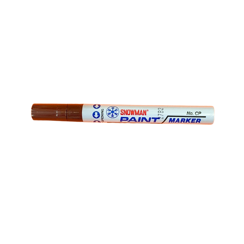 Jual Spidol Paint Marker SNOWMAN CP-12 Coklat (0251710) | Shopee Indonesia