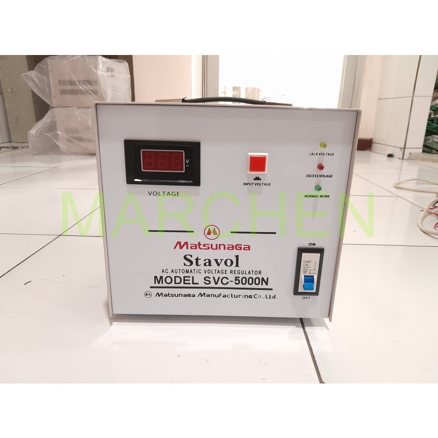 Jual Stabilizer Stabiliser Stavol Stavolt 5000W 5000 VA Matsunaga ...
