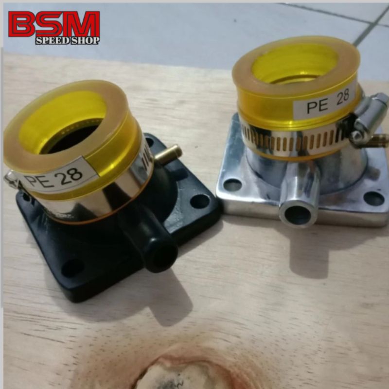 Jual Manifold Manipol Manipul Motor Rx Intake model miring ukuran 28 karet PE | Shopee Indonesia