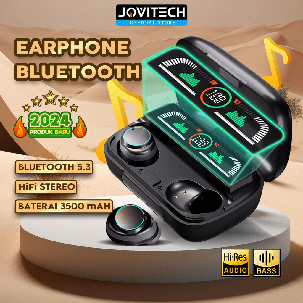Jual Jovitech EP31 (M18) TWS Headphone Wireless Bluetooth 5.3 In Ear ...