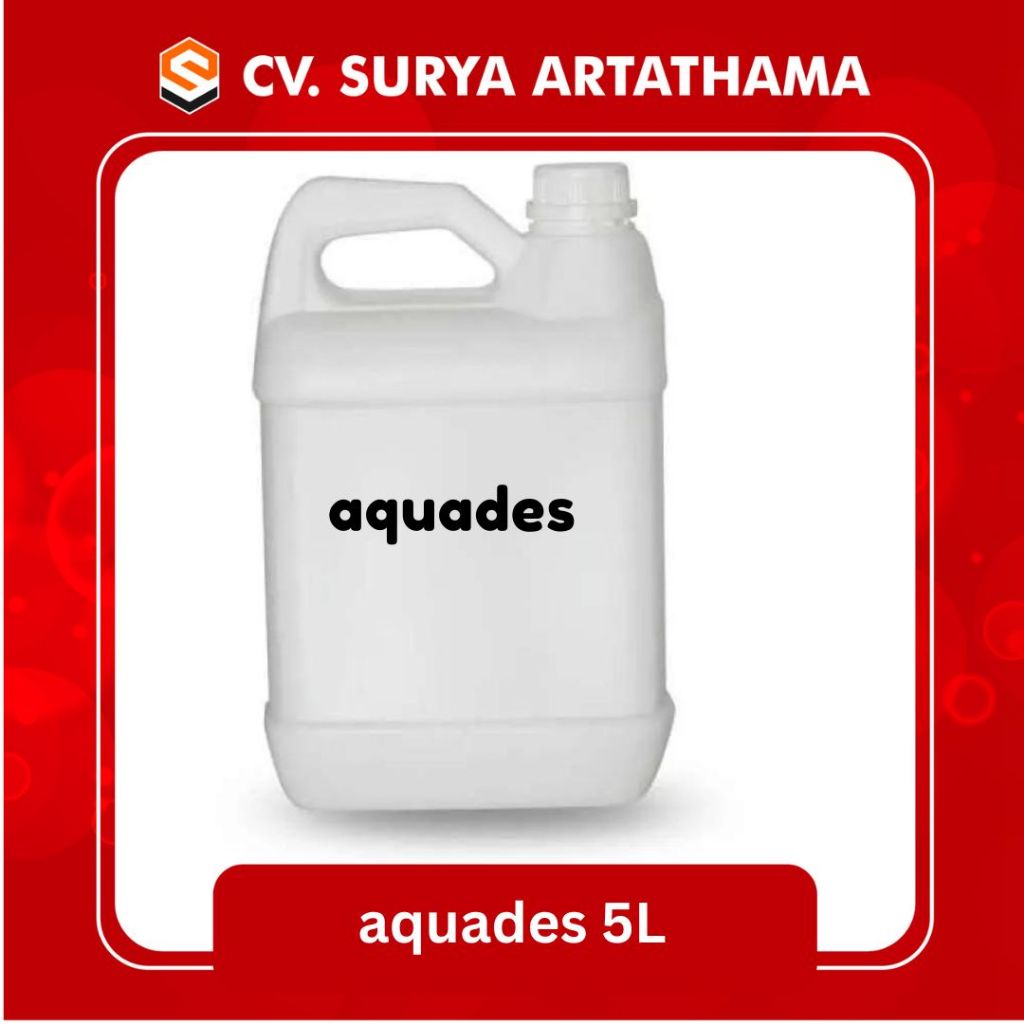 Jual Akuades kemasan 5L/ air suling murni/ air destilasi | Shopee Indonesia