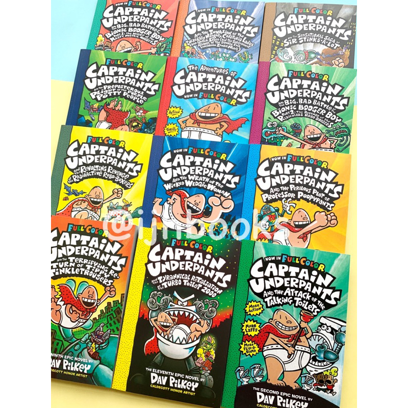 Jual captain underpants english version FULL COLOR | Shopee Indonesia
