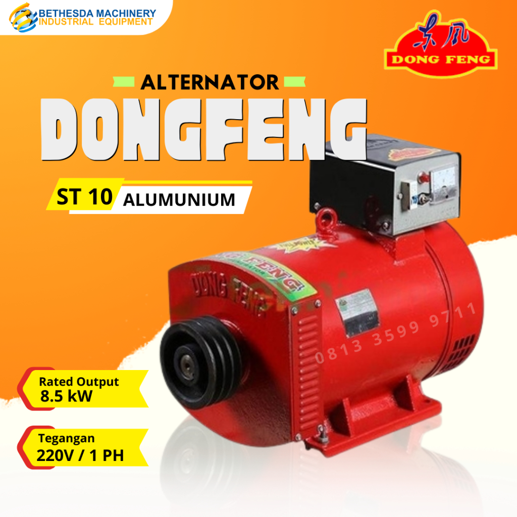 Jual Alternator Dongfeng ST 10 10000 Watt Generator 1 Phase | Shopee ...