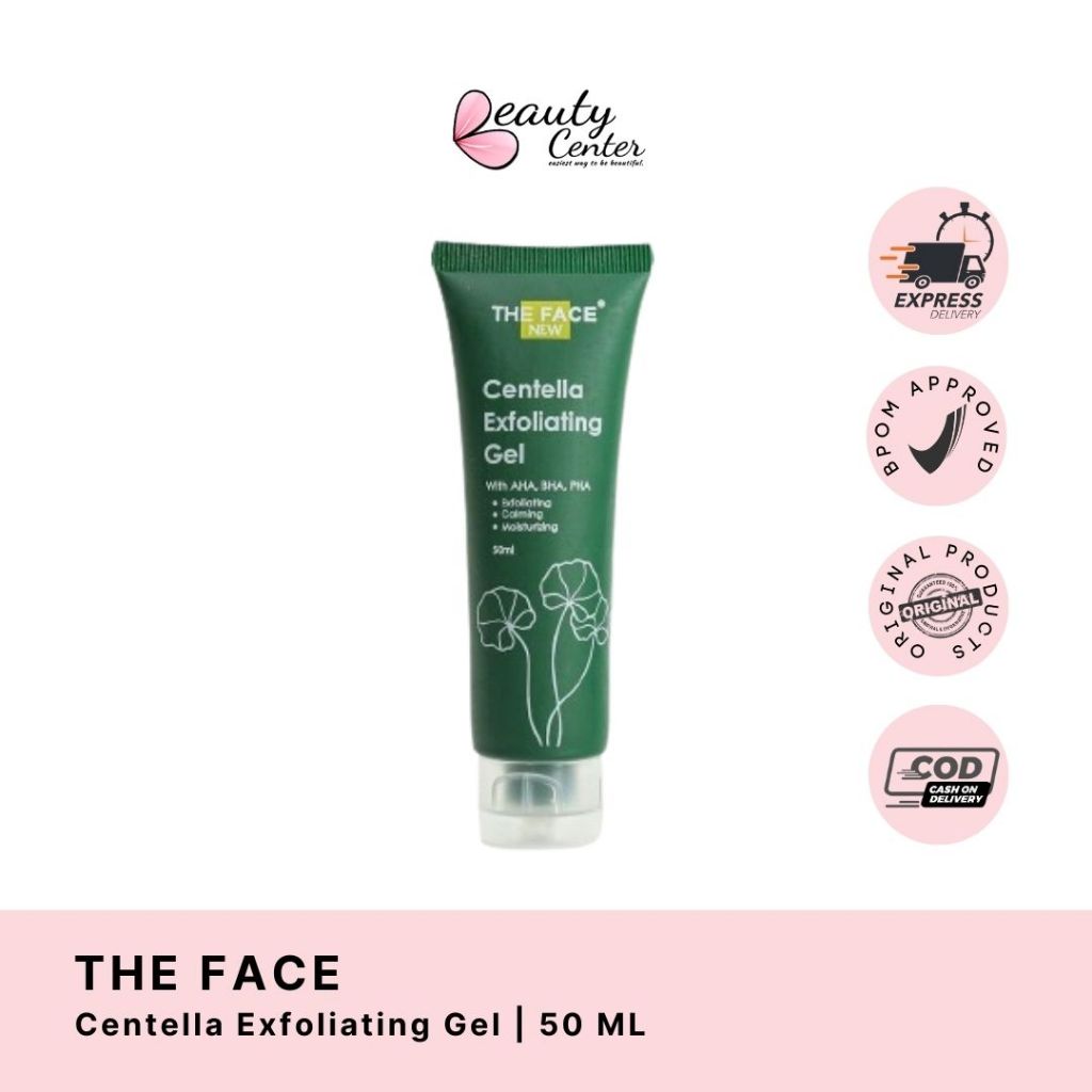 Jual THE FACE Centella Exfoliating Gel 50 ML AHA BHA PHA // Mengangkat ...