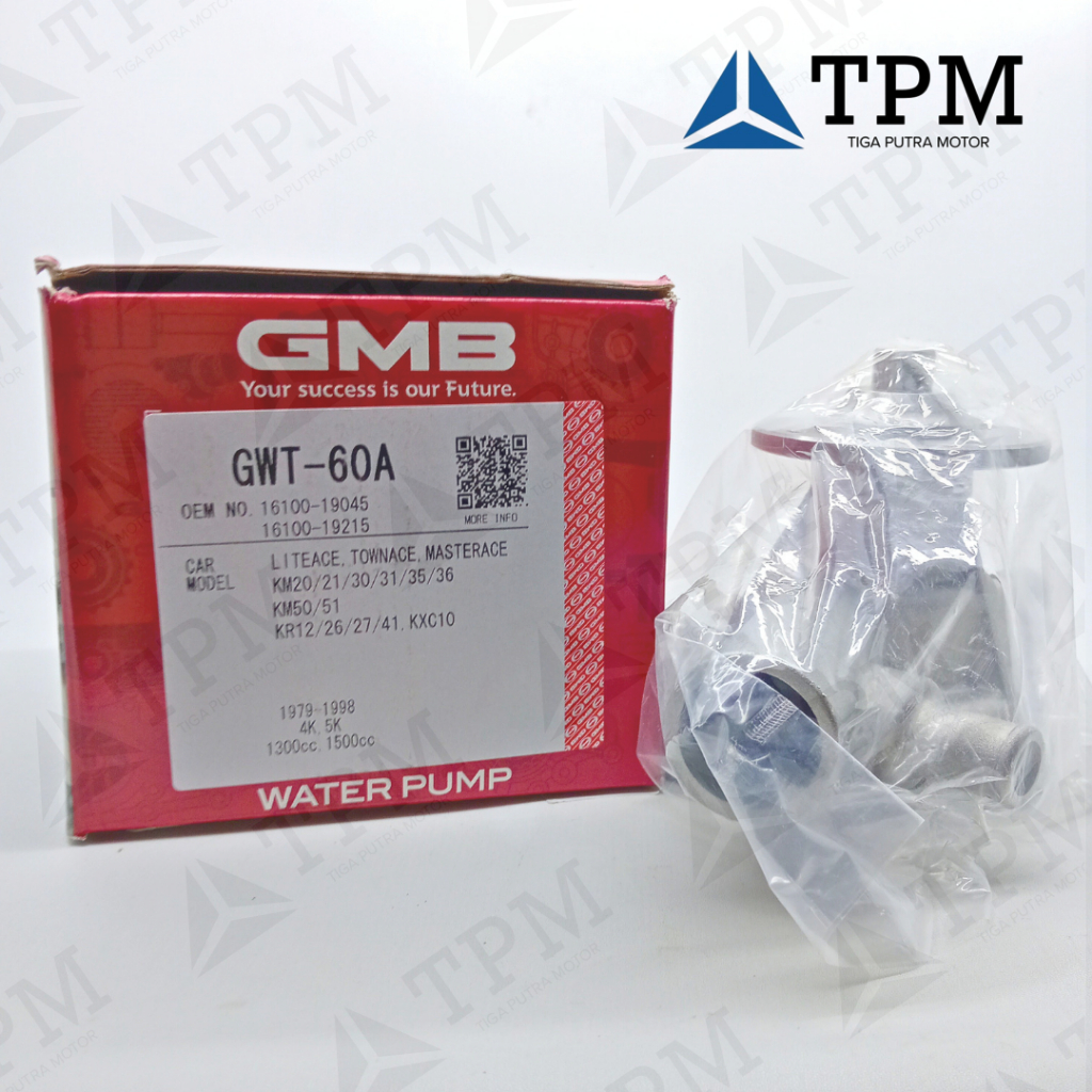 Jual WATER PUMP TOYOTA KIJANG 7K/ GRAND GWT-60A GMB JAPAN | Shopee ...