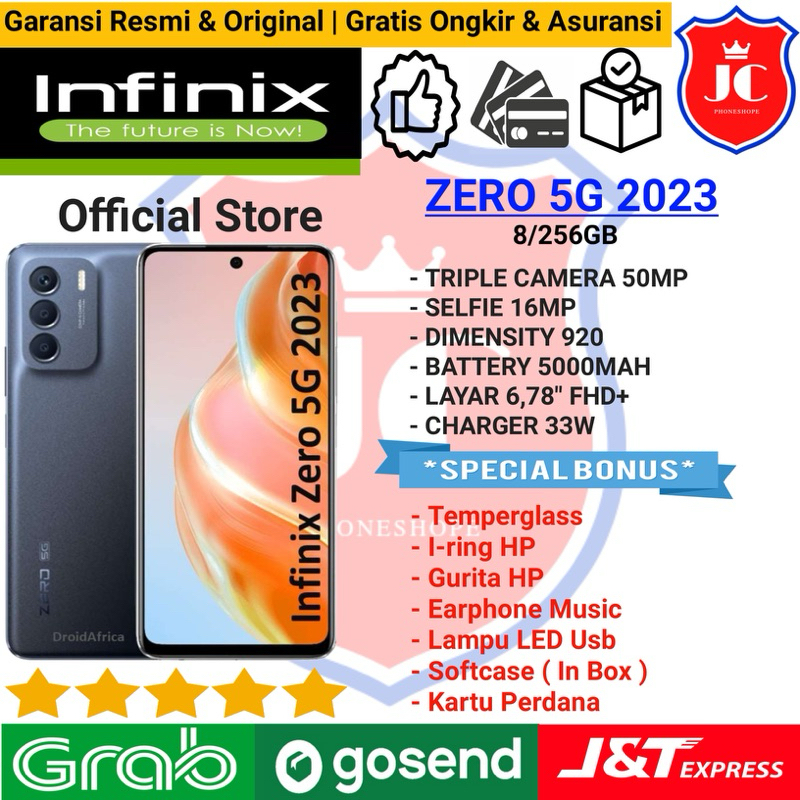 Jual INFINIX ZERO 5G 2023 NFC RAM 8/256GB GARANSI RESMI | Shopee Indonesia