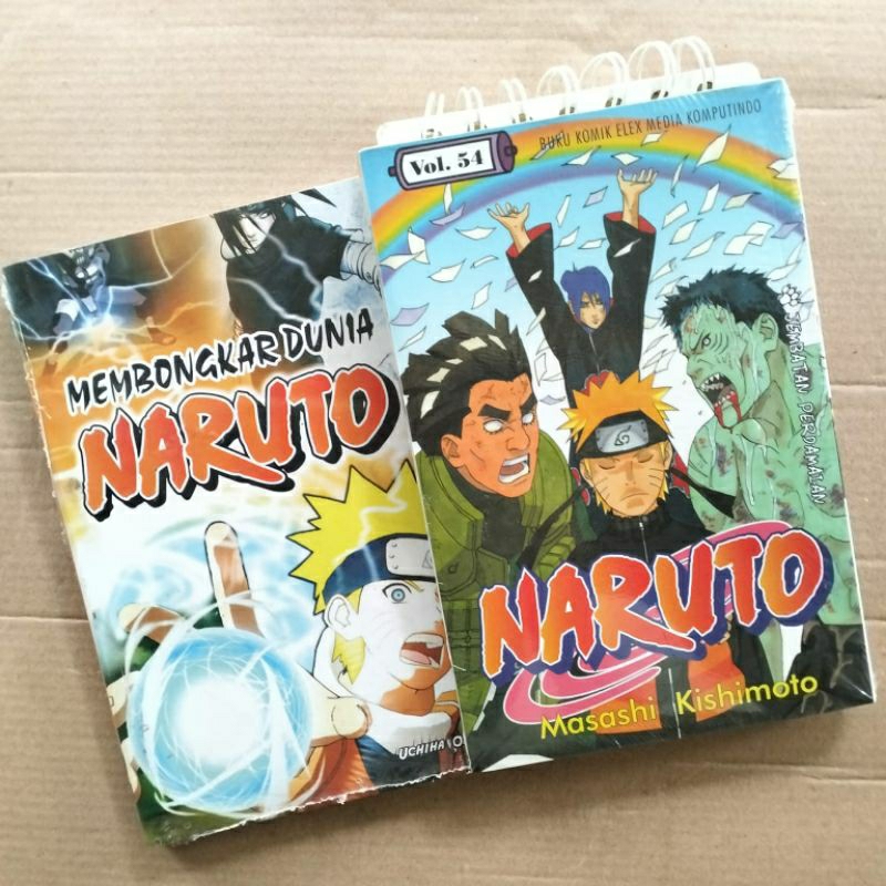 Jual Paket KOMIK NARUTO VOLUME 54 Plus Bonus MEMBONGKAR DUNIA NARUTO ...