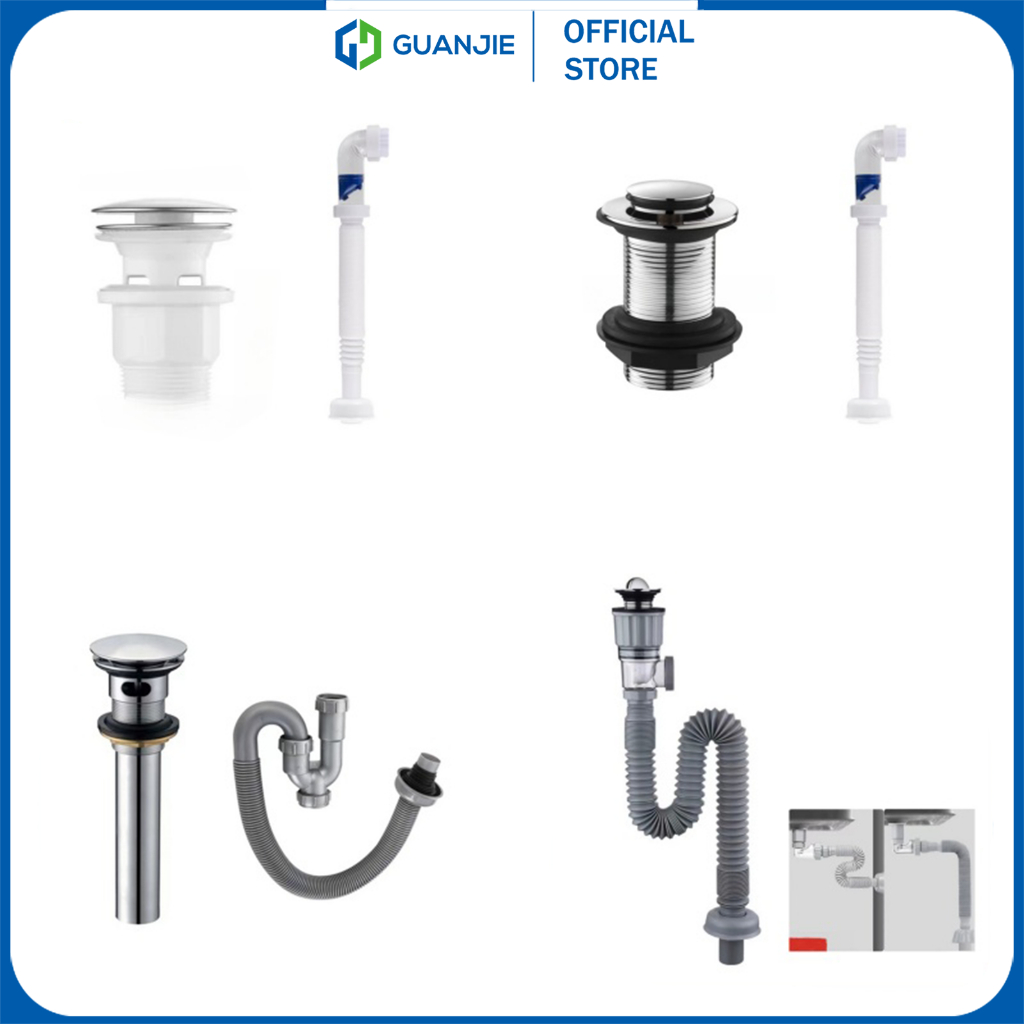Jual GUANJIE - Kepala Sifon Pop Up Basin Afur Universal Drain Filter ...