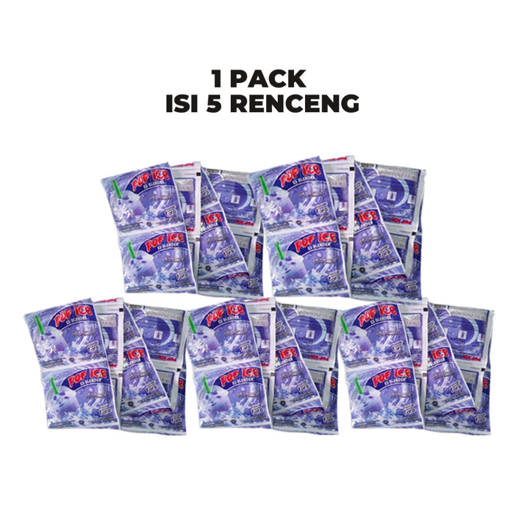 Jual POP ICE PACK ISI 5 RENCENG COKELAT/STRAWBERRY/AVOCADO/DURIAN ...