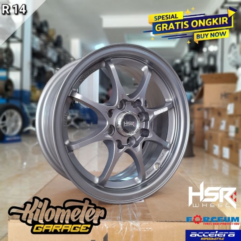 Jual HIROSHIMA HSR R14X6 H8X100-114,3 ET35 SMG | Shopee Indonesia