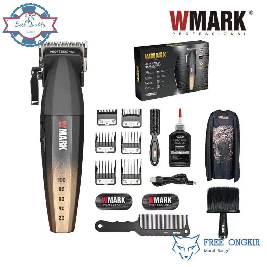 Jual WMARK Hair Clipper Professional 9000 RPM SET Alat Cukur Rambut 1 Set Mesin Cukuran WMARK NG ...