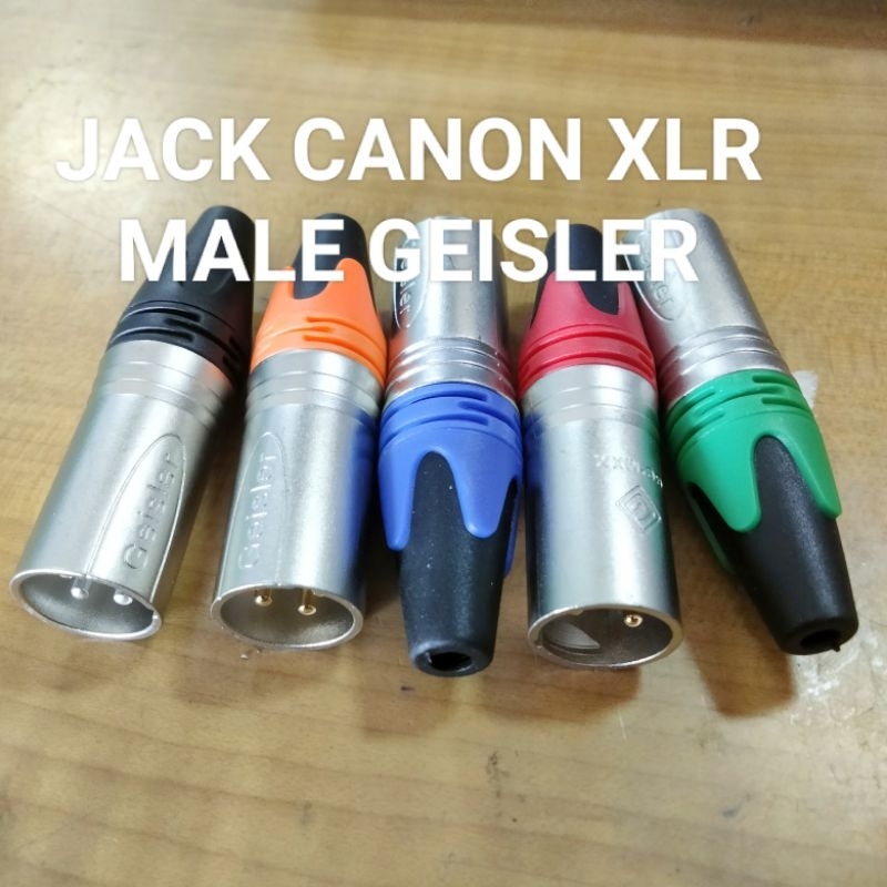 Jual XLR 3 PIN JACK JEK CANON CANNON GEISLER MALE | Shopee Indonesia