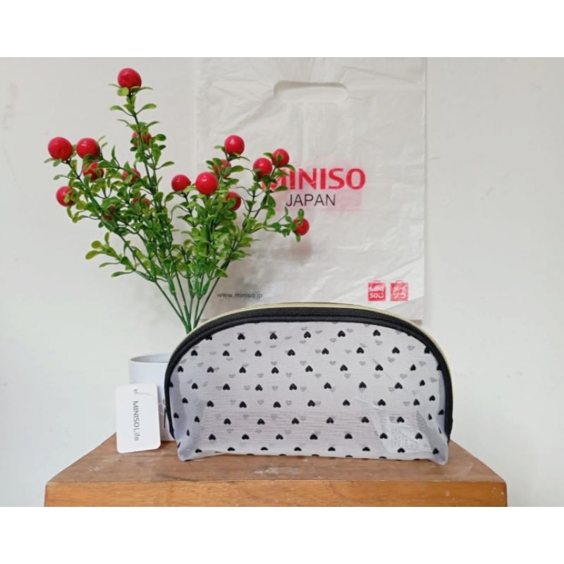 Jual [PROMO MINISO ORIGINAL NEW] POUCH MINISO NEW ORI | Shopee Indonesia