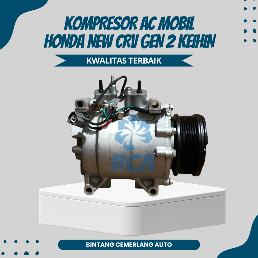 Jual COMPRESSOR KOMPRESOR AC Mobil Honda New CRV Gen 2 Keihin KWALITAS ...