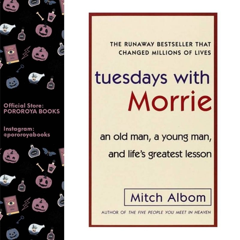 Jual Novel Original TUESDAYS WITH MORRIE Mitch Albom Buku Inspirasi ...