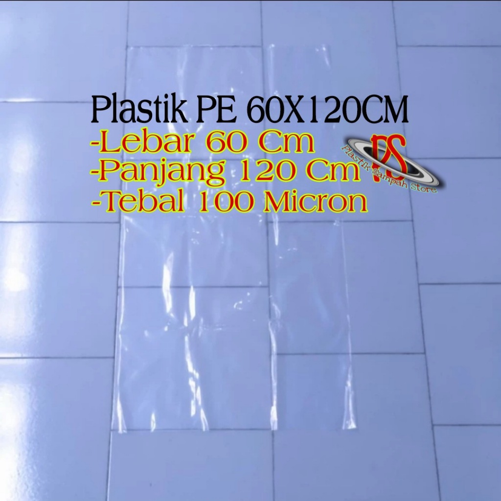 Jual Plastik PE Bening 120 x 200 Cm , Plastik PE 120 x 200 cm / Plastik ...