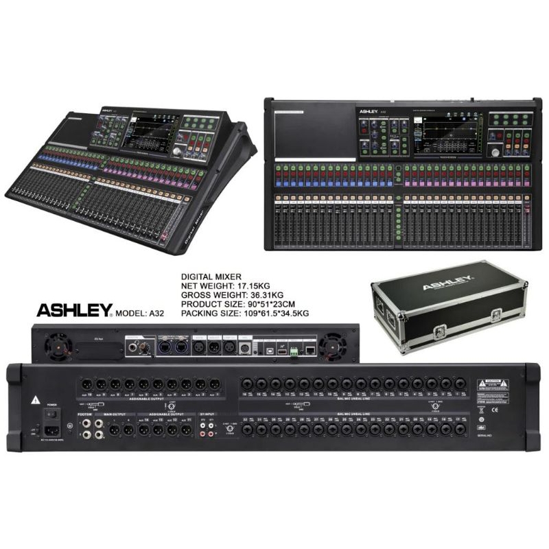 Jual Ashley mixer digital 32ch A32 | Shopee Indonesia