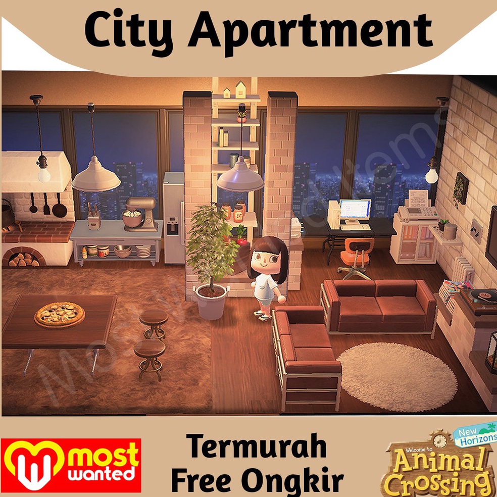 Jual KODE L9Z5 City Apartment Set Animal Crossing New Horizon ACNH NMT ...