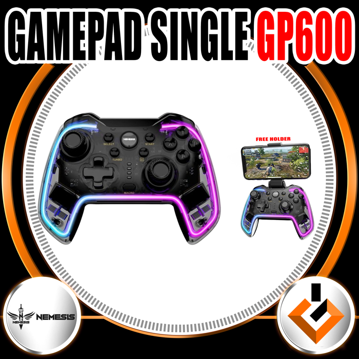 Jual Gamepad Joystick Single Dual RGB Mode Bluetooth GP600 PRIME ...