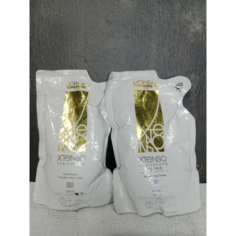 Jual L`oreal Professionnel Xtenso OleoShape Moisturist Smoothing 1Set 2pcs (125Ml) | Shopee ...