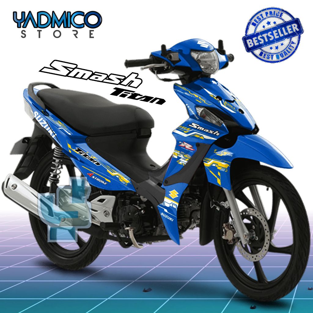 Jual Decal Smash Titan Full Body - Stiker Motor Smash Titan Full Body ...