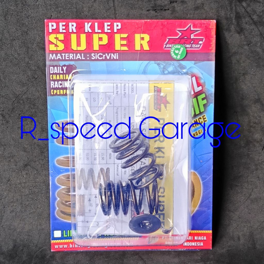 Jual SUPER SPRING VALVE PER KLEP PROGRESIF BRT U31P UNIVERSAL BEBEK & MATIC | Shopee Indonesia