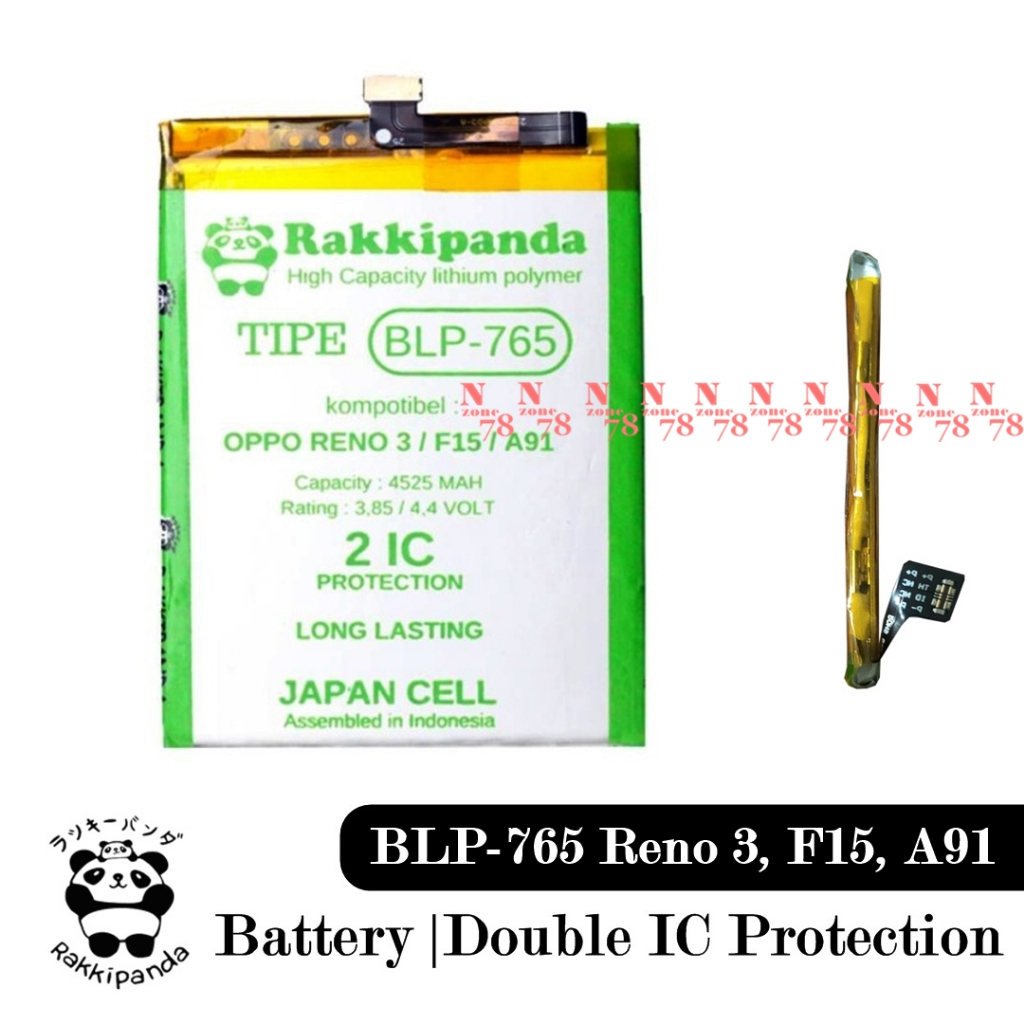Jual Baterai Reno 3 F15 A91 BLP765 BLP-765 Double IC Protection ...
