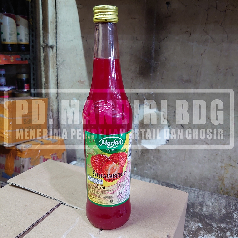 Jual MARJAN SQUASH STRAWBERRY 450 ML | Shopee Indonesia