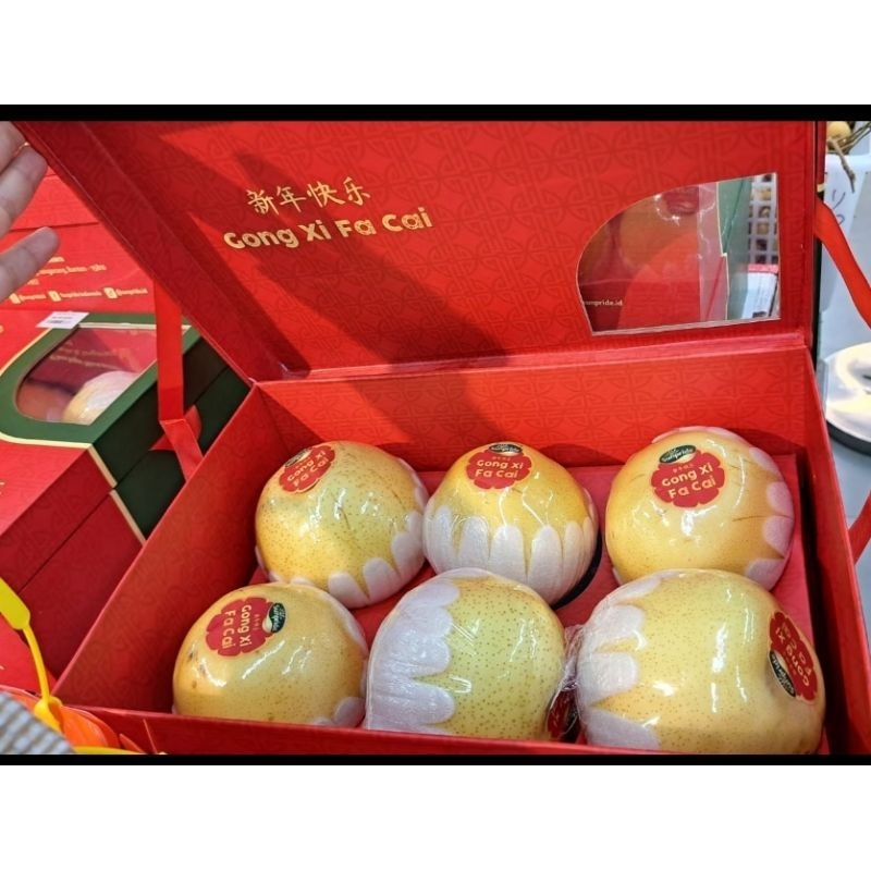 Jual Pear golden sunpride gift box special imlek | Shopee Indonesia