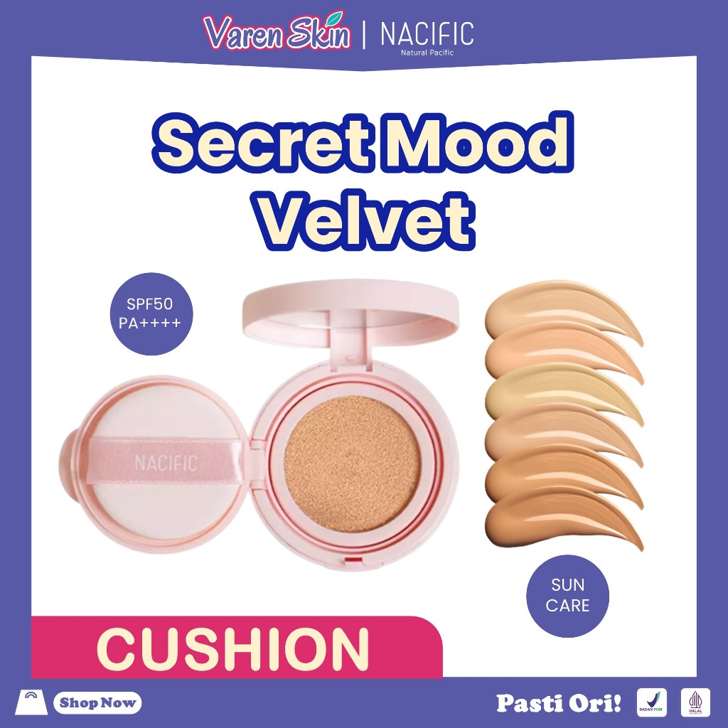 Jual NACIFIC Secret Mood Velvet Cushion | Shopee Indonesia