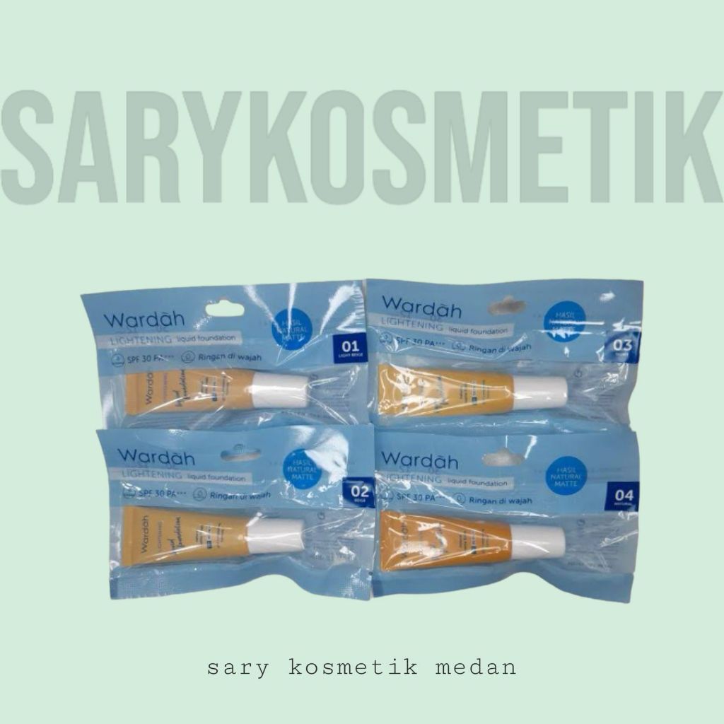 Jual cek harga grosir - WARDAH LIGHTENING FOUNDATION SACHET 6 ML ...
