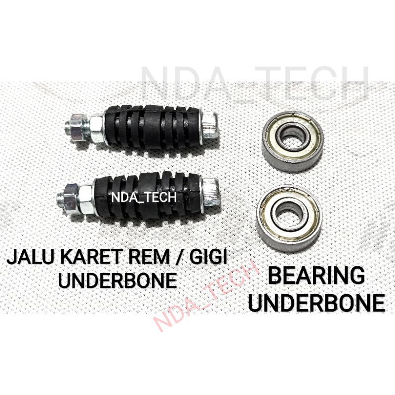 Jual [NEW] JALU REM KARET PEDAL UNDERBONE MOTOR BEARING TUAS PEDAL ...